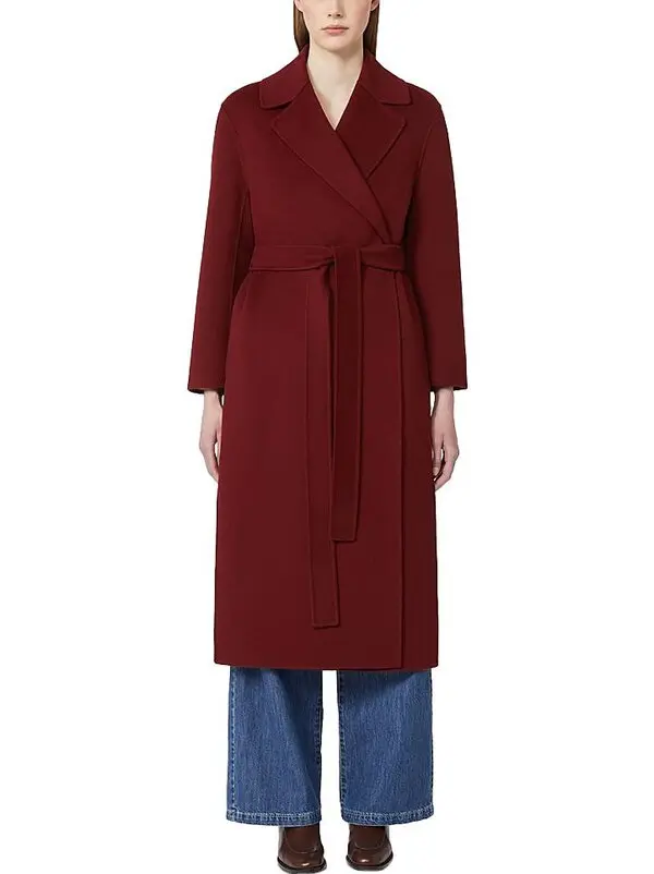 Max Mara Luna Wool Coat - Raspberry