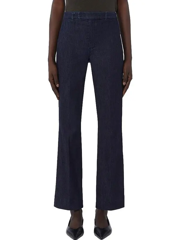 Max Mara Smmdiana Cropped Trousers - Midnight Blue