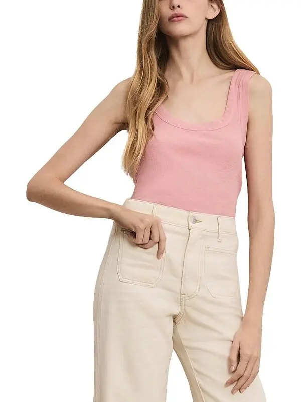 Veronica Beard Belvedere Tank Top - Petal