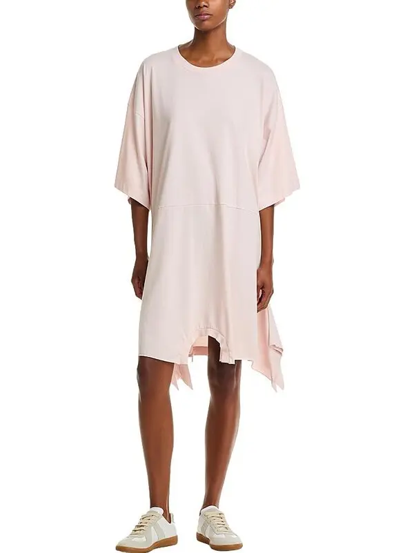 MAISON MARGIELA Asymmetrical Cotton Dress - Pink