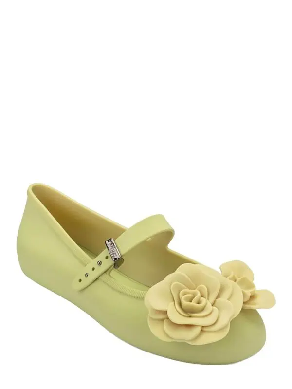 Melissa Soft Petals Ballerinas - Green