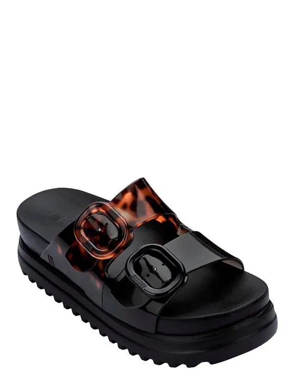 Melissa Cozy Platforms - Black/tortoiseshell