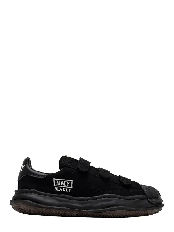 Mihara Yasuhiro Blakey Og Sole Canvas Low Triplein Sneakers - Black