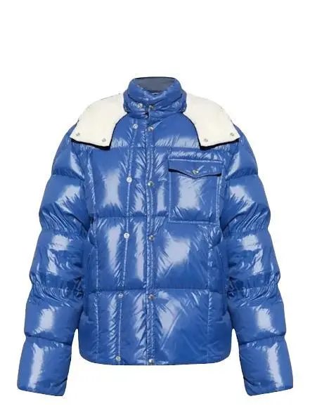 Moncler Serfanto Hooded Puffer Jacket - Blue
