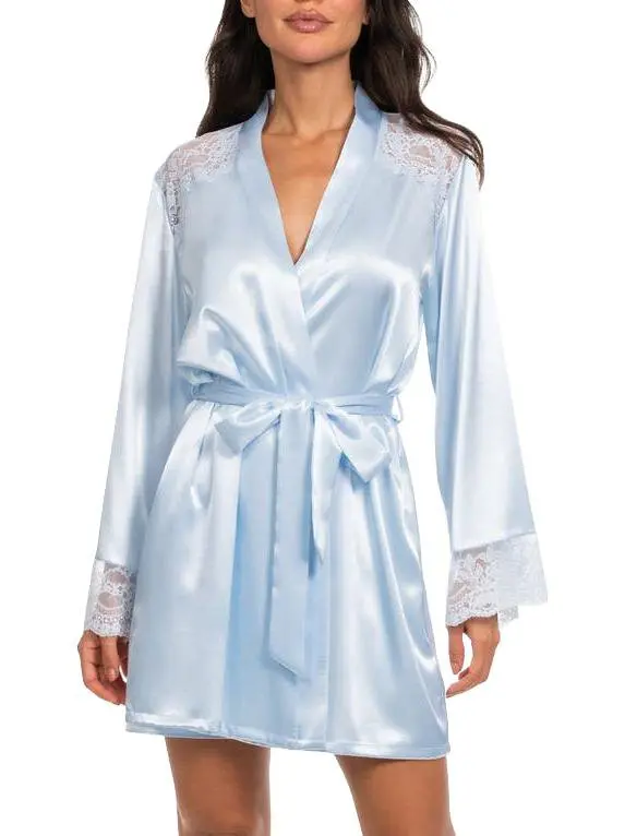 IN BLOOM BY JONQUIL Annie Lace Trim Wrap - Pale Blue