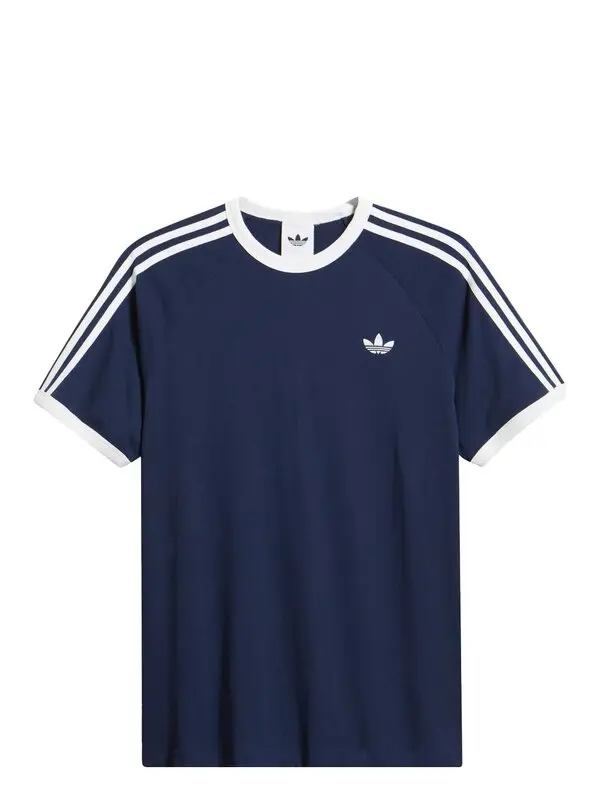 Adidas 3-stripes Cotton T-shirt - Night Indigo