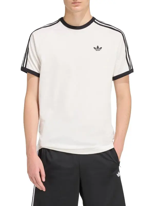 Adidas 3-stripes Cotton T-shirt - Cloud White