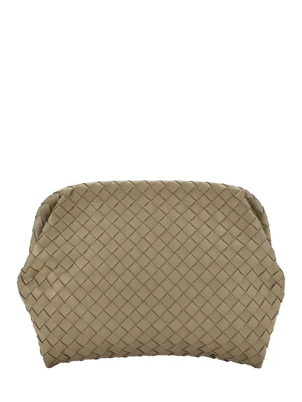 Bottega Veneta Intrecciato Clutch - Grey