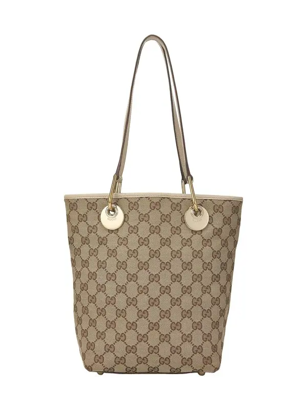 Gucci Original Gg Eclipse Bucket Bag - White