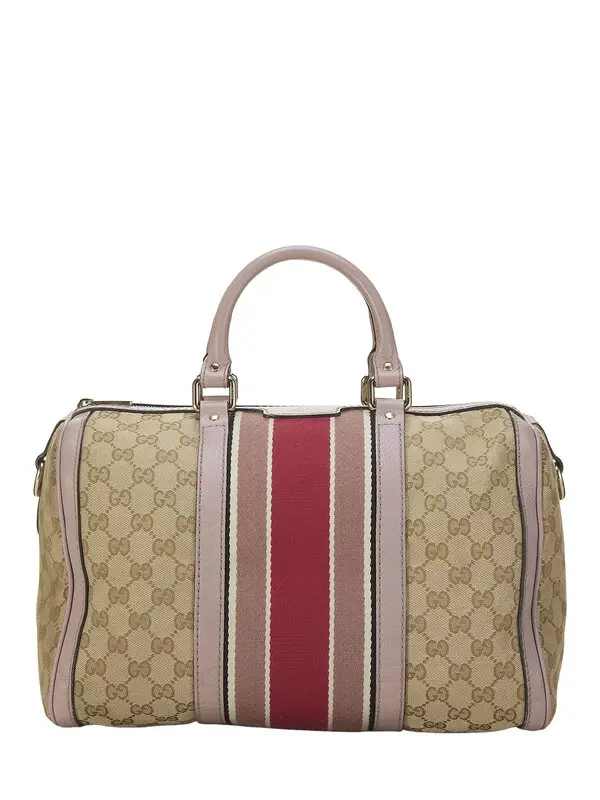 Gucci Original Gg Canvas Boston Handbag - Beige