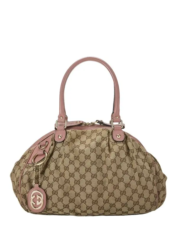 Gucci Original Gg Sukey Boston Handbag - Pink