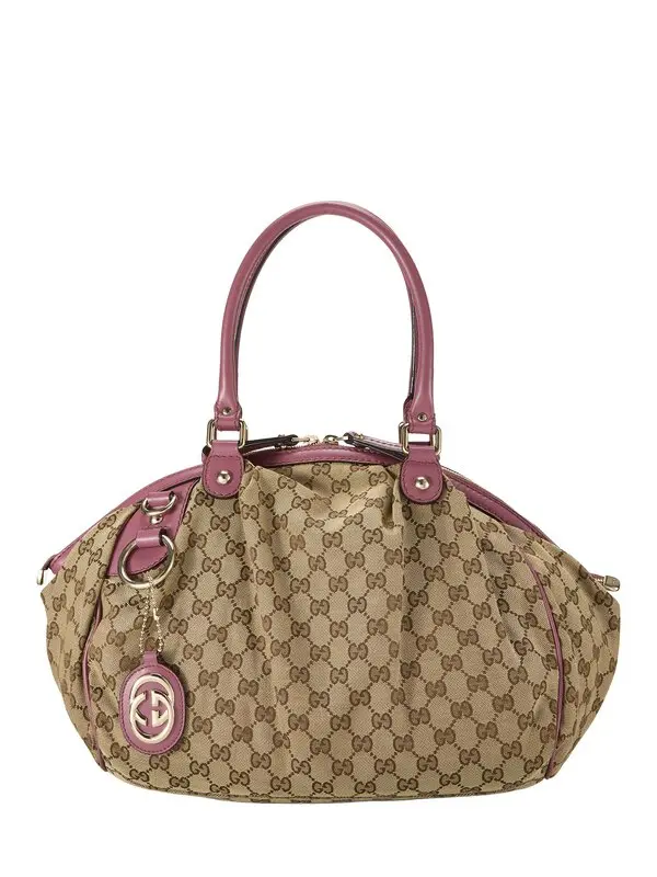 Gucci Original Gg Sukey Boston Handbag - Pink