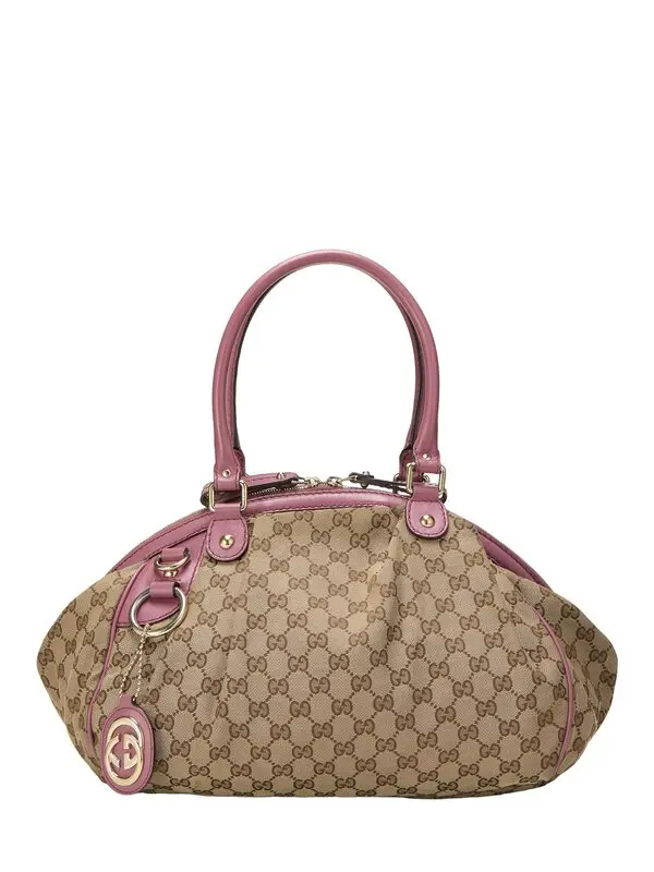Gucci Original Gg Sukey Boston Handbag - Pink