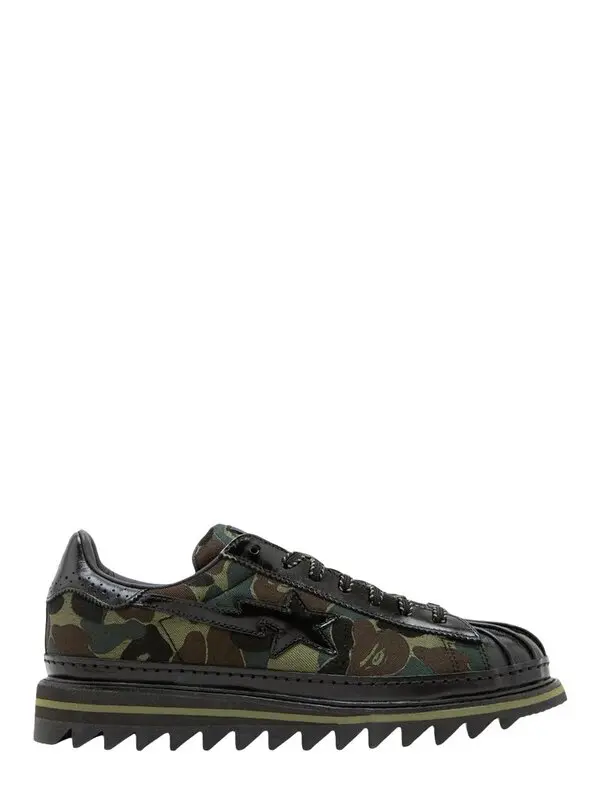 Adidas Clot X Bape X Superstar Sneakers - Black