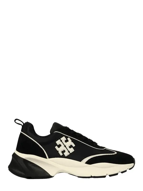 Tory Burch Lace Up Sneakers - Black