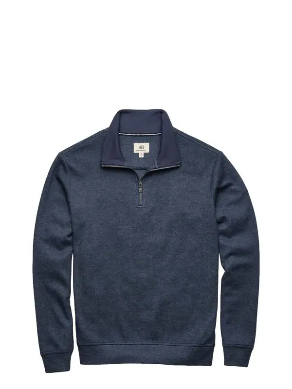 SURFSIDE SUPPLY CO. Quarter-zip Cashmist Fleece - Navy Heather