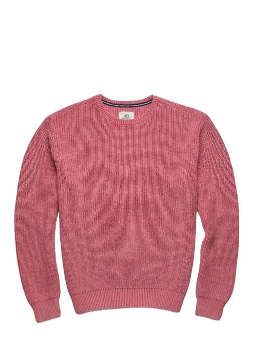 SURFSIDE SUPPLY CO. Eddie Knit Crewneck Sweater - Mineral Red