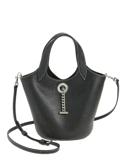 Veronica Beard Anchor Bucket Crossbody Bag - Black