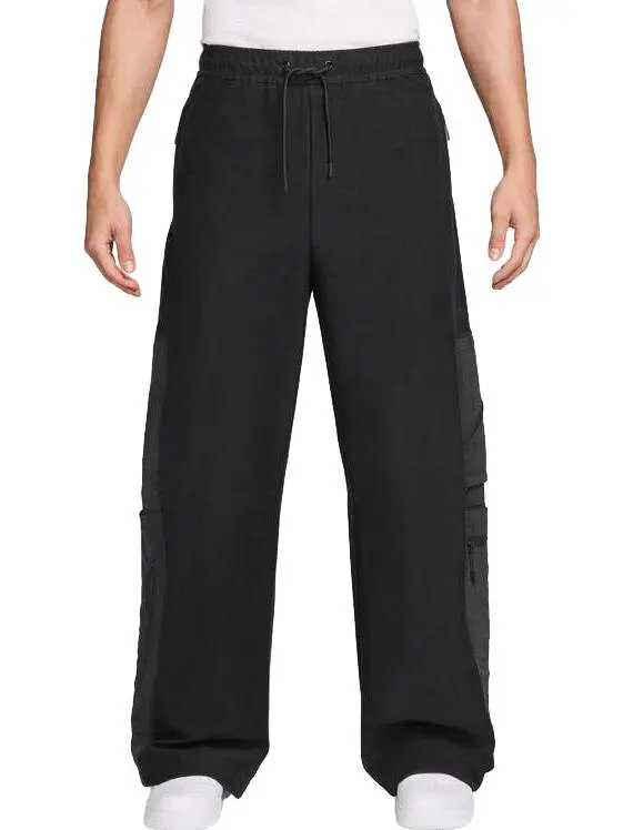 Nike Tech Wide-leg Pants - Black/black/black