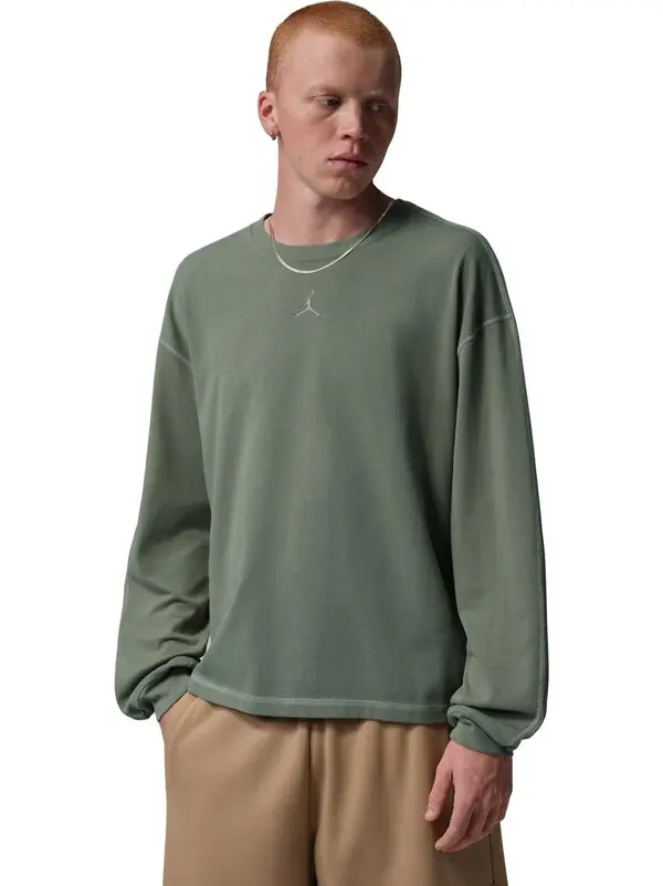 JORDAN Flight Heavyweight Long-sleeve Top - Green