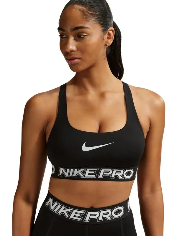 Nike Pro Light-support Non-padded Sports Bra - Black