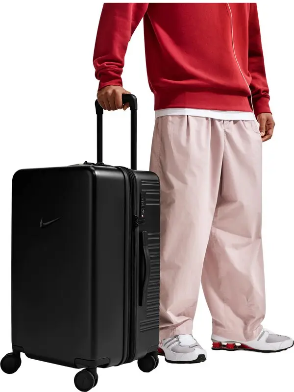 Nike Medium Checked 26" Hardshell Luggage - Black