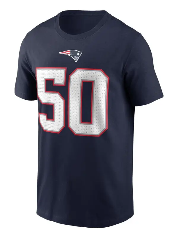 Nike Mike Vrabel New England Patriots Retired Nfl T-shirt - Blue