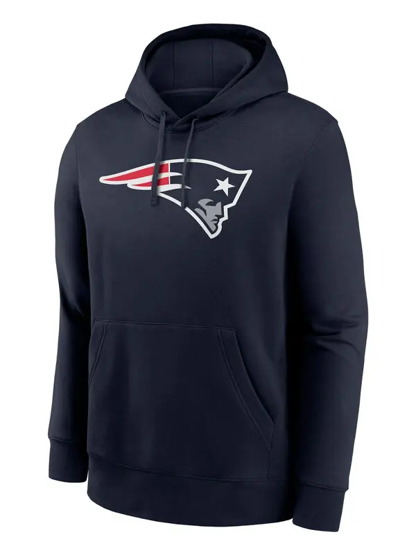 Nike Drake Maye New England Patriots Nfl Pullover Hoodie - Blue