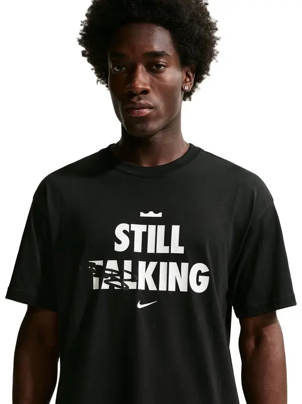 Nike Lebron "shut Up And Dribble" Basketball T-shirt - Black