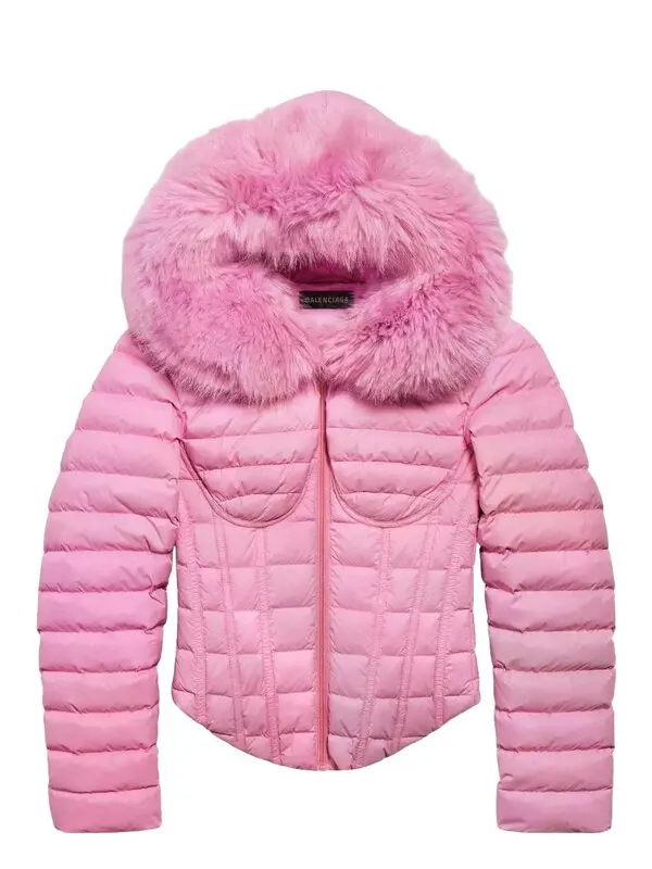 Balenciaga Hooded Jacket - Pink