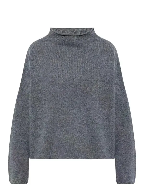 LISA YANG Sandy Roll Neck Sweater - Grey