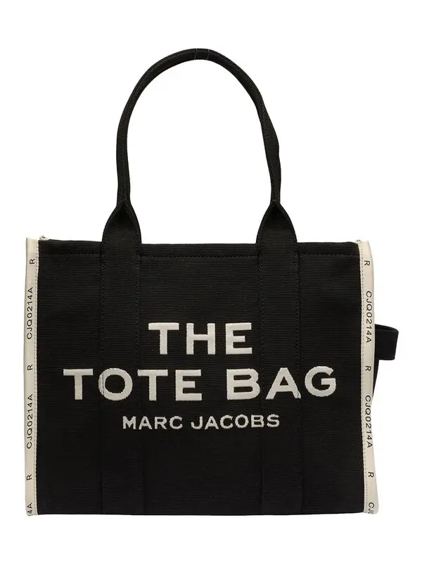 Marc Jacobs Traveler Tote Bag With Logo - Black