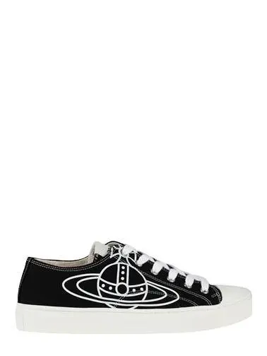 VIVIENNE WESTWOOD Plimsoll Low Top 2.0 Sneakers - Black