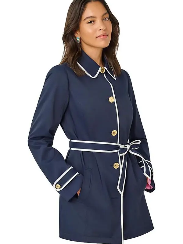 LILLY PULITZER Dianne Jacket - True Navy