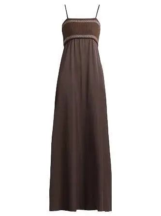 Peserico Maxi Dress - Brown