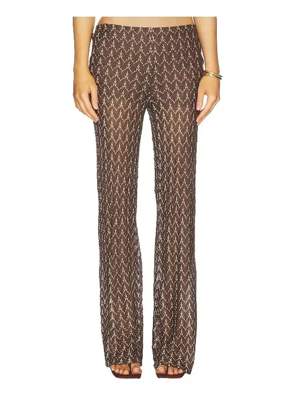 Hanne Bloch Knit Trousers - Brown