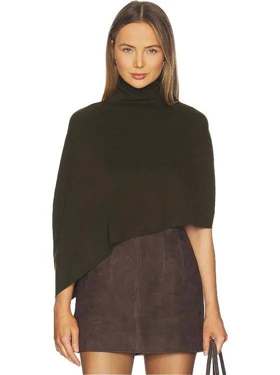 ALL THE WAYS Sophie Poncho - Dark Olive