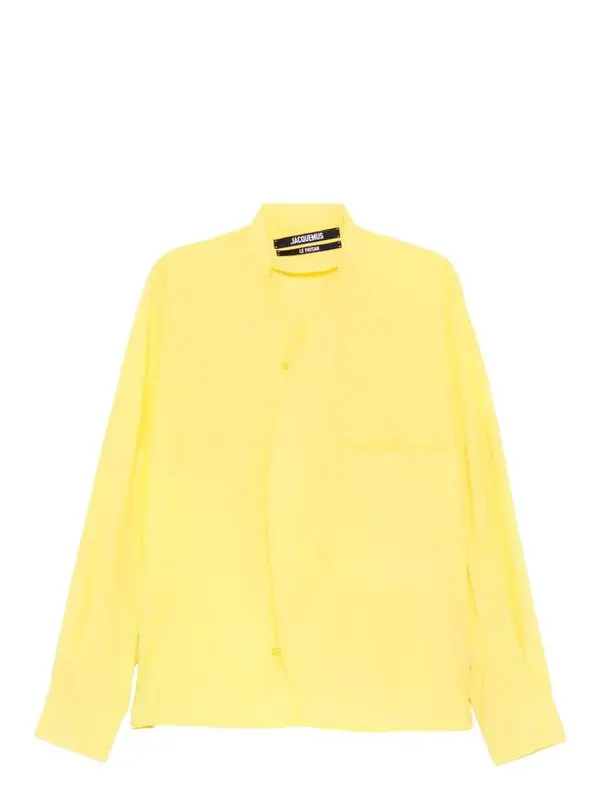 Jacquemus Wrap Pocket Shirt - Yellow