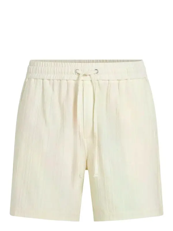 Karl Lagerfeld Drawstring Structured Shorts - Neutrals