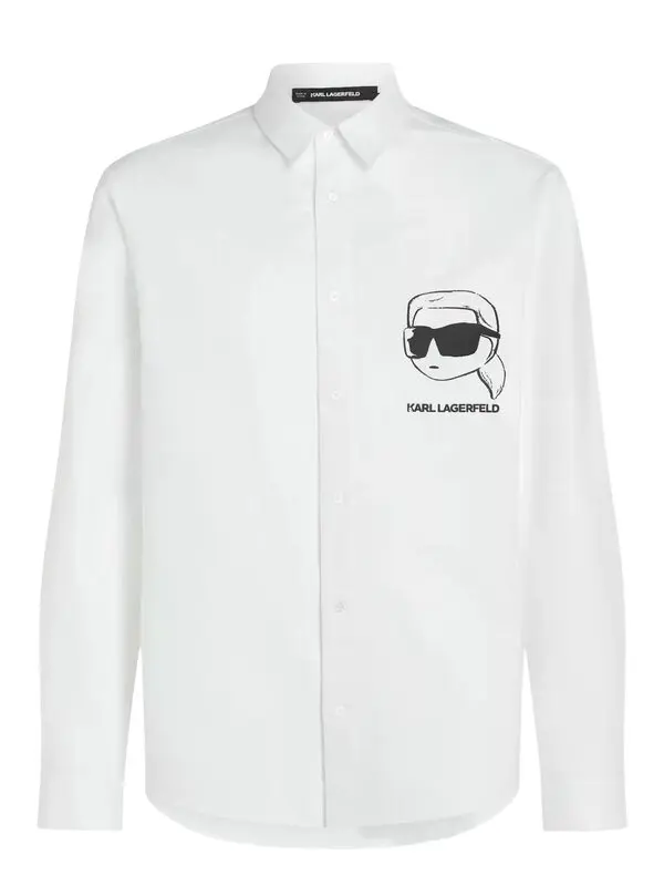 Karl Lagerfeld Ikon Shirt - White