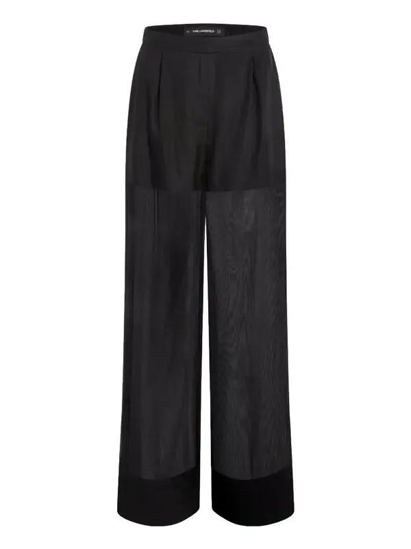 Karl Lagerfeld Palazzo Pants - Black