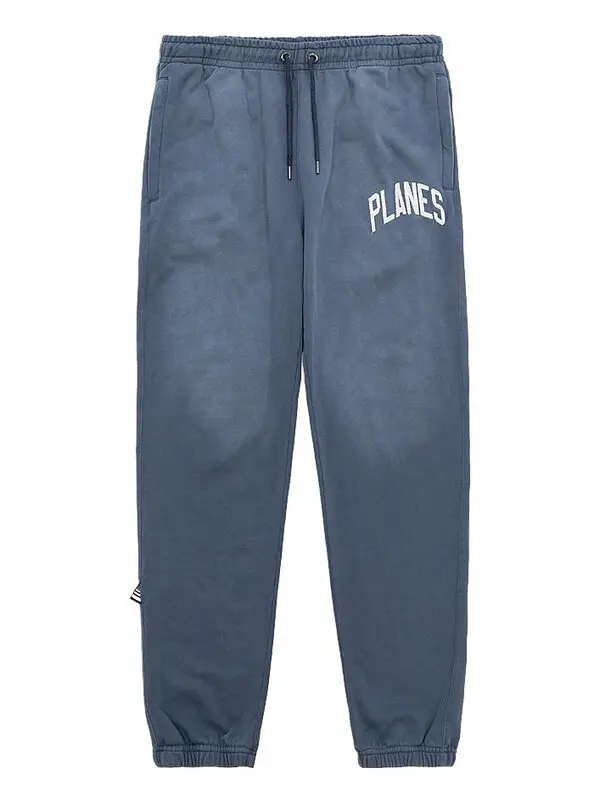 PAPER PLANES Drawstring Logo Sweatpants - Steel Blue