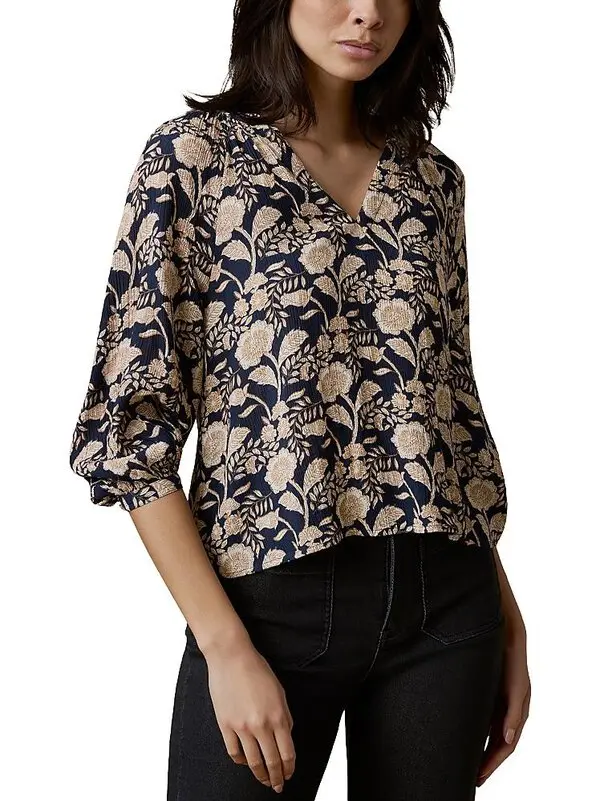 Faherty Brand Portia Top - Avignon Floral Print