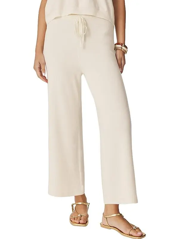 Splendid Christa Crop Sweater Pants - Shell