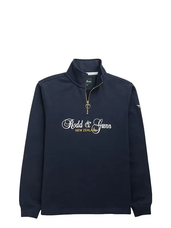 Rodd & Gunn Jubilee Quarter-zip Sweatshirt - Eclipse