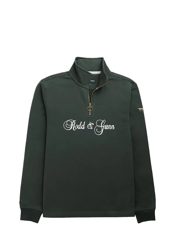 Rodd & Gunn Jubilee Quarter-zip Sweatshirt - Forest