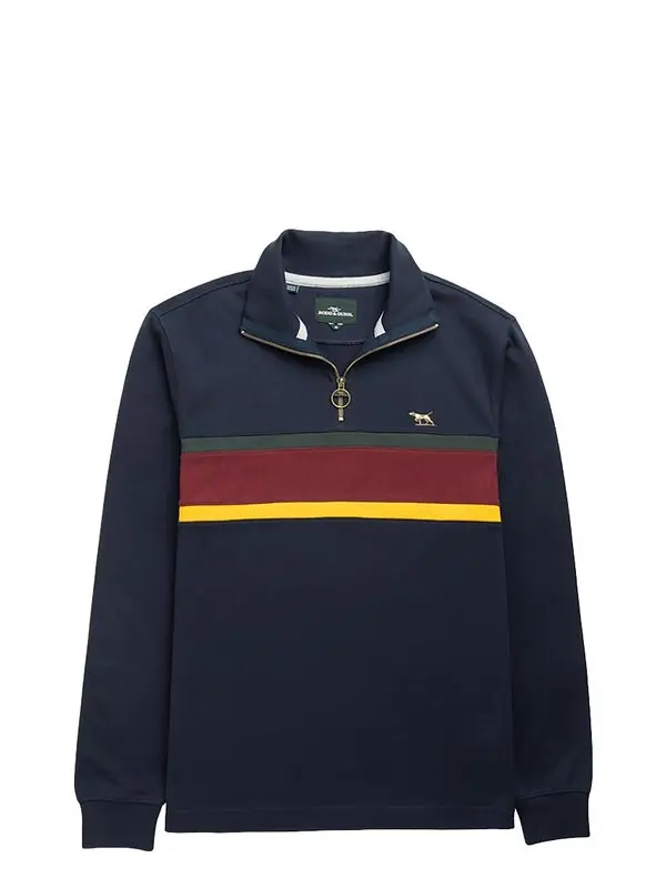 Rodd & Gunn Chesterfield Quarter-zip Sweatshirt - Eclipse