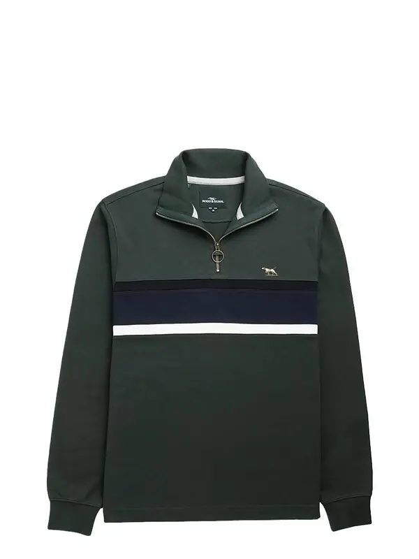 Rodd & Gunn Chesterfield Quarter-zip Sweatshirt - Forest
