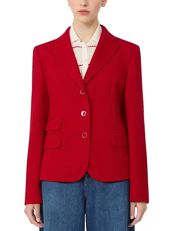 Max Mara Mstemiro Blazer - Red