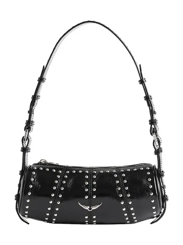 Zadig&Voltaire Le Roudoudou Studs Leather Bag - Black